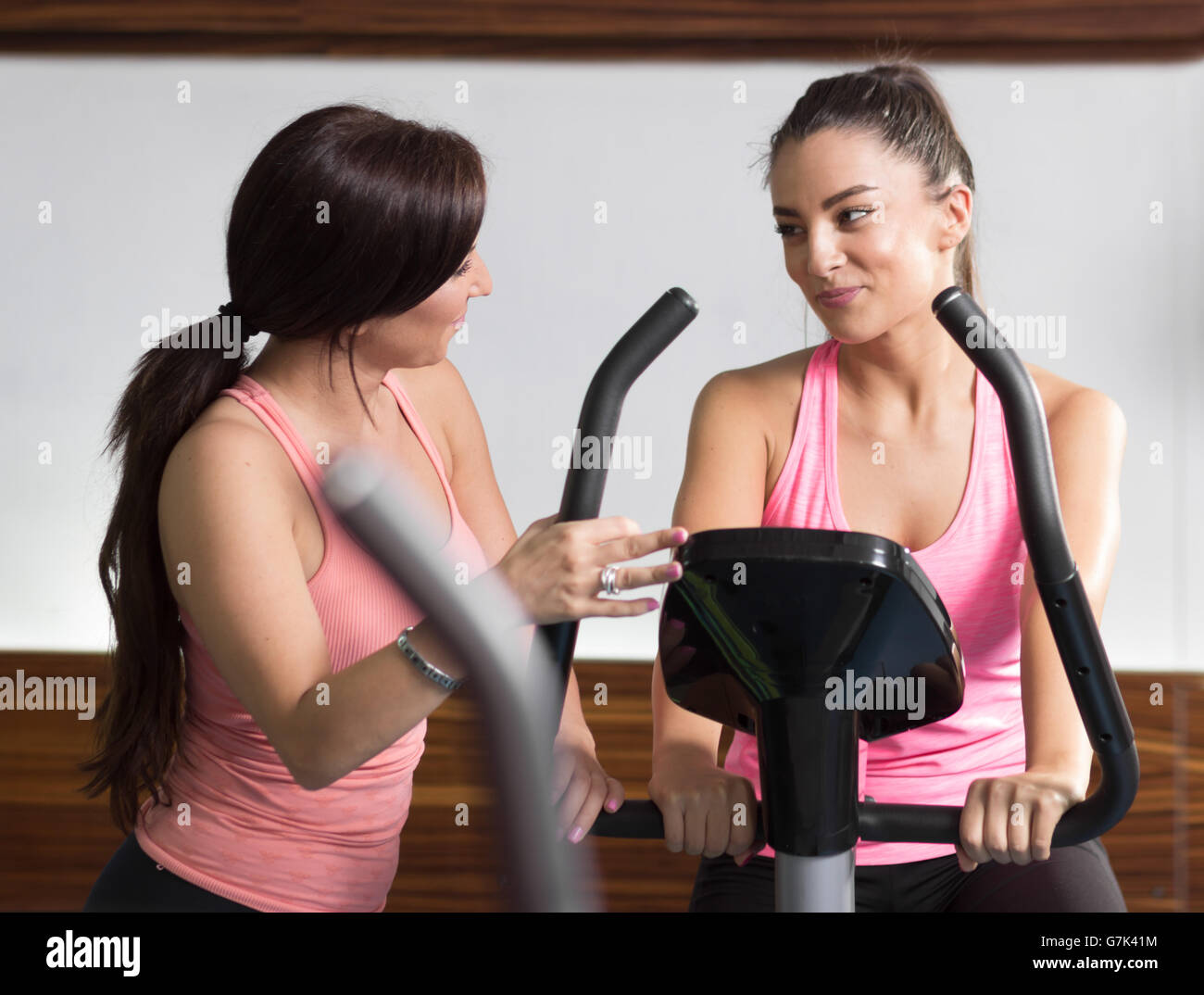 Gym instructor hi-res stock photography and images - Alamy