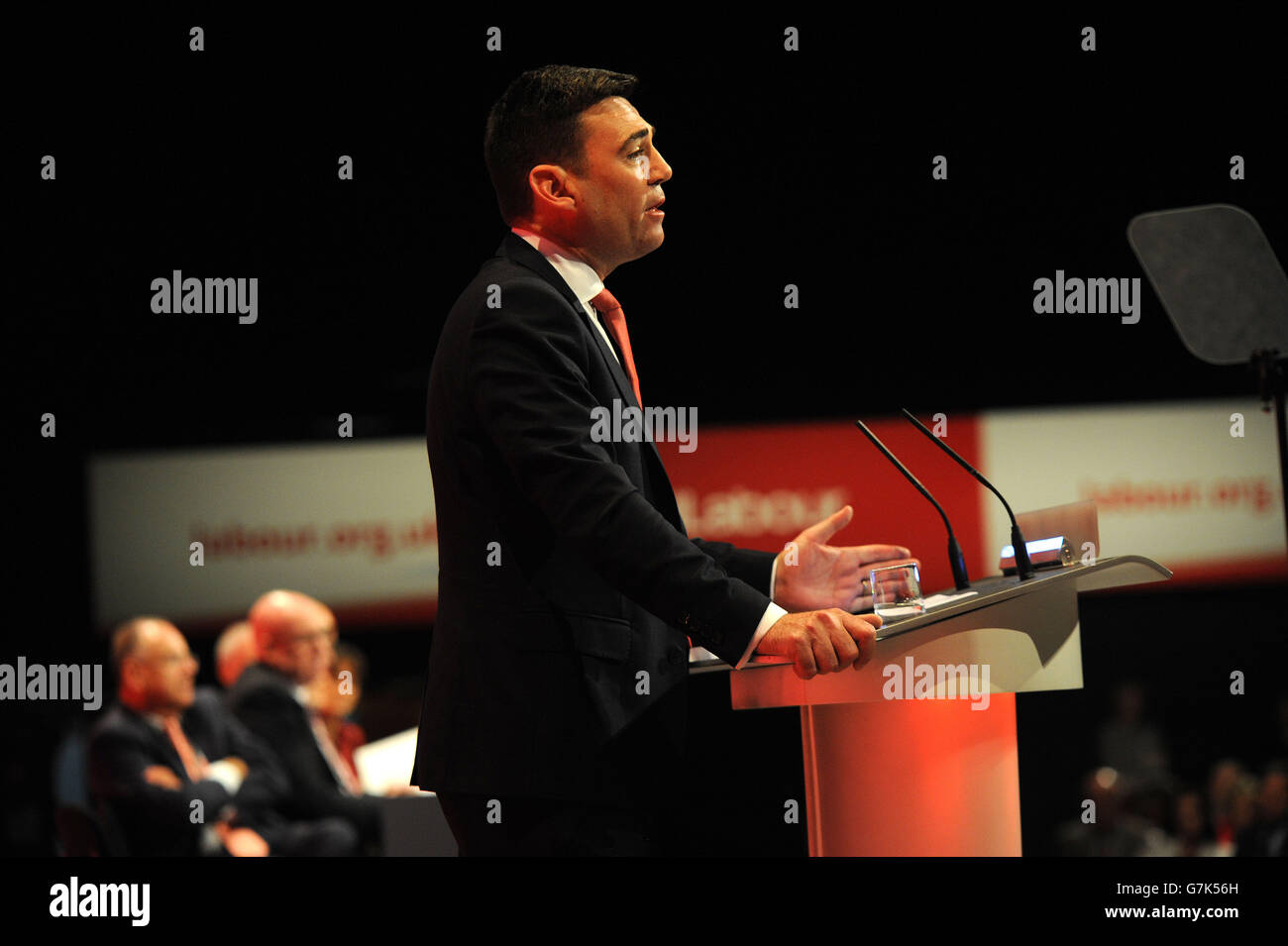 Andy Burnham MP, shadow home secretary, speaking on the theme of ...
