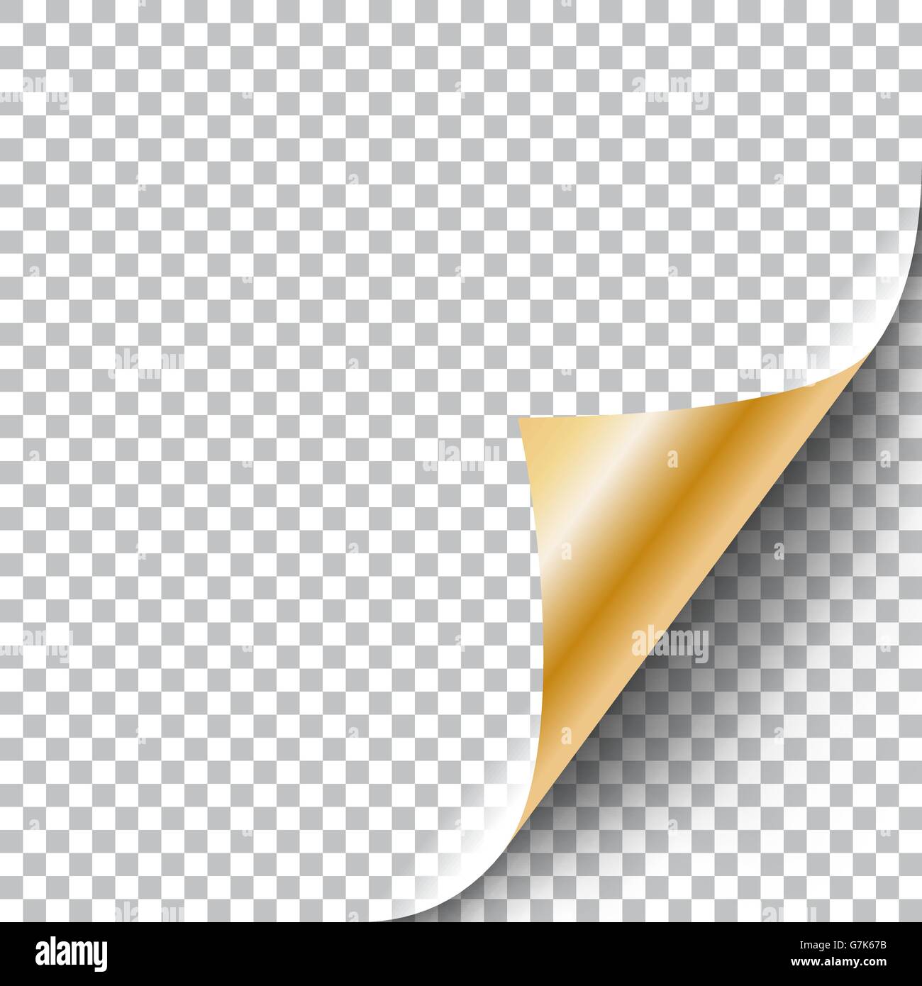Illustration golden curly banner isolated hi-res stock photography and ...