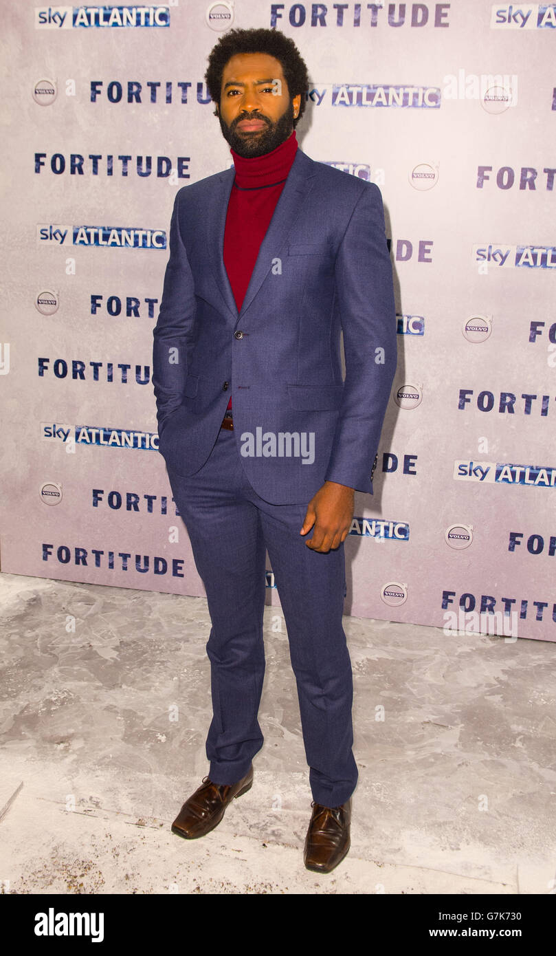 Nicolas Pinnock attending the world premiere of Fortitude at 8 ...