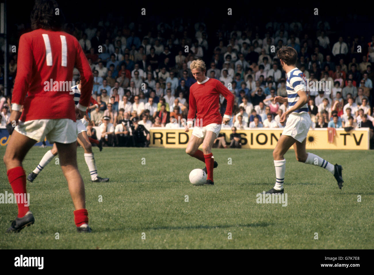 Soccer 1970 cup first round reading manchester united elm park hi-res ...