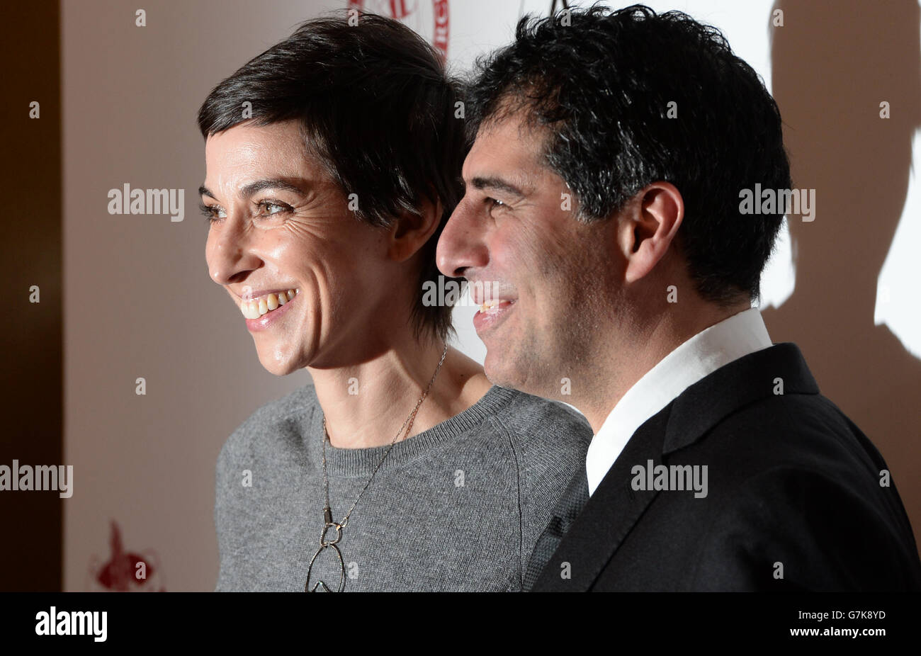 Hossein Amini (right) attends the London Critics' Circle Film Awards at ...
