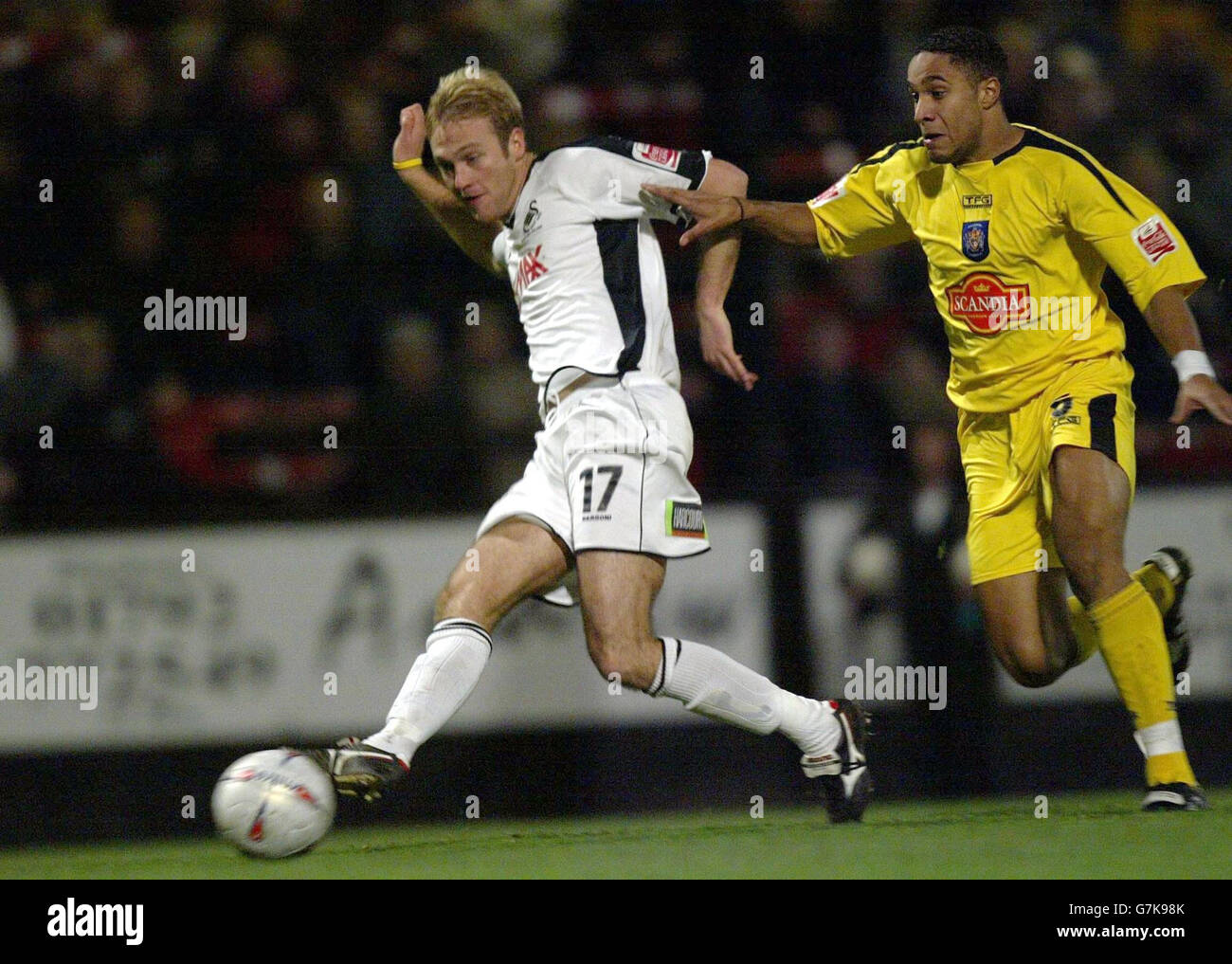 FA Cup 2nd Round - Swansea v Stockport - Vetch Field Stock Photo - Alamy