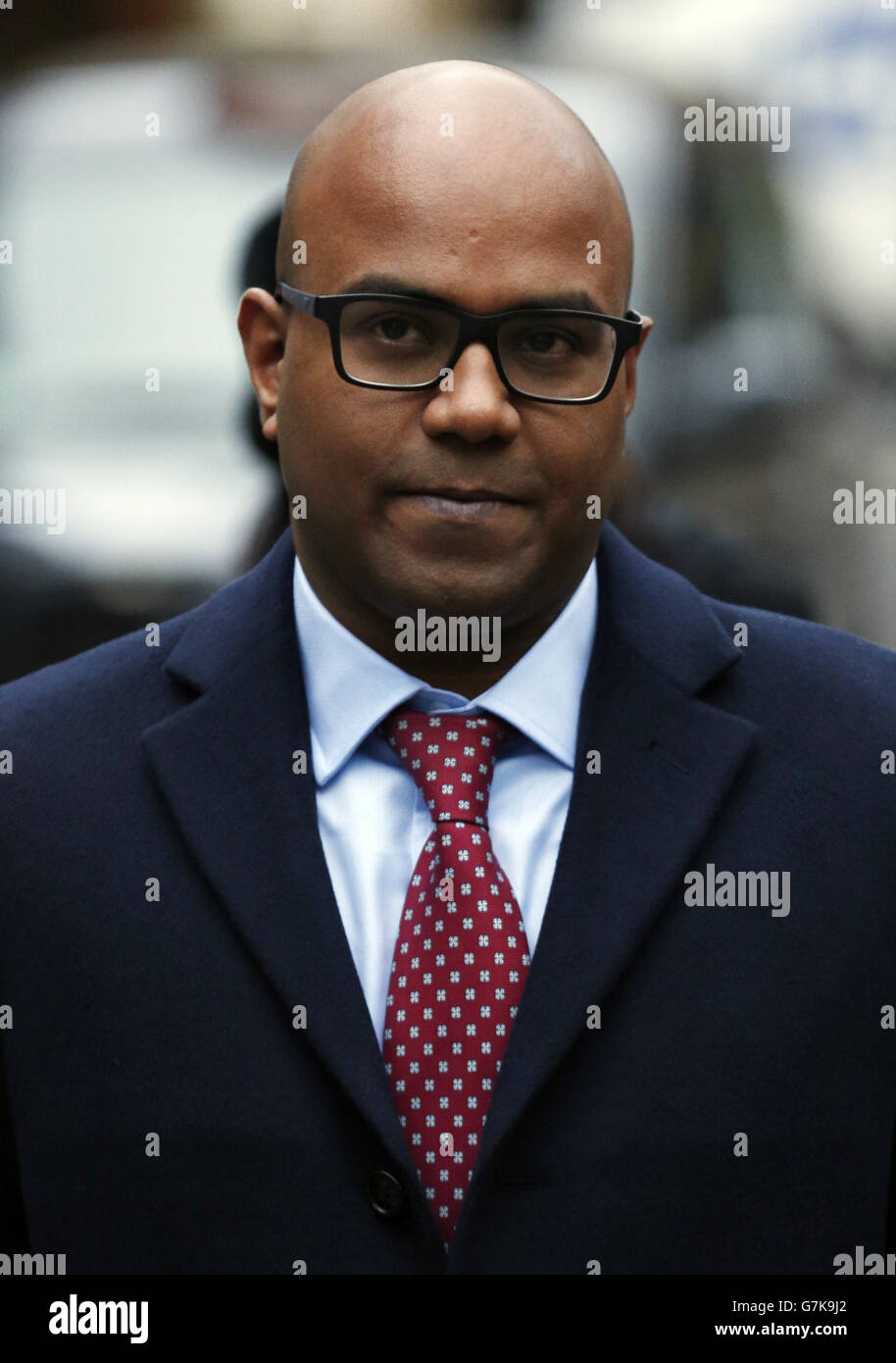 Dr Dhanuson Dharmasena arrives at Southwark Crown Court, where he and ...