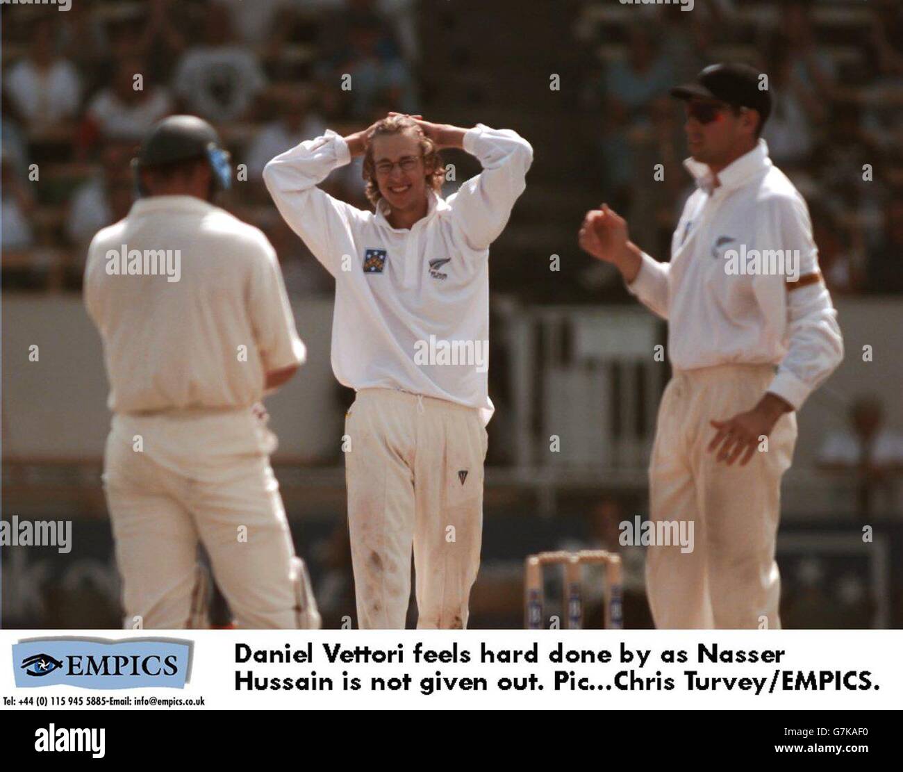 Daniel Vettori feels hard done by as Nasser Hussain is not given out ...