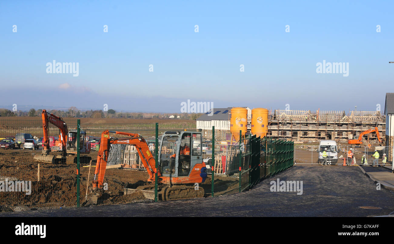 Houses under construction in Dublin, as new figures have revealed that ...