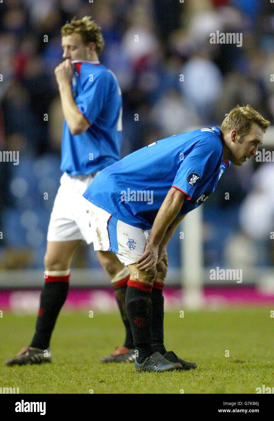 Fernando Ricksen (right) and Alan Hutton, Rangers Stock Photo - Alamy