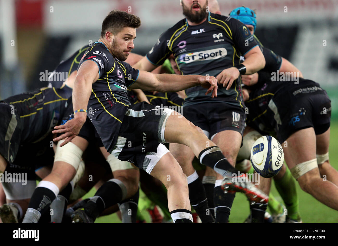 Ospreys rhys webb champions cup pool five match liberty stadium hi-res ...