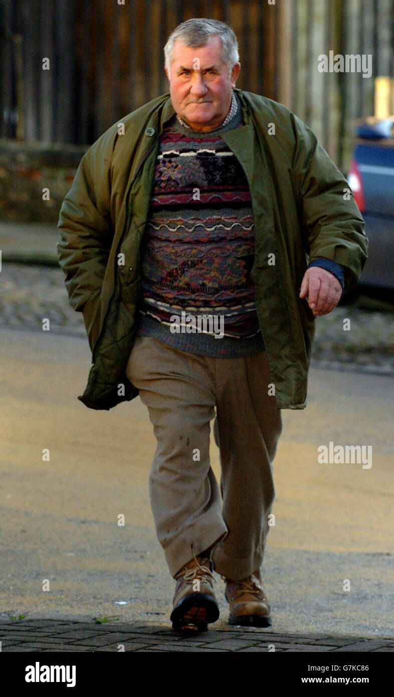Pig farmer Brian Hagan, 62 from Briston, Norfolk, arrives at Court ...