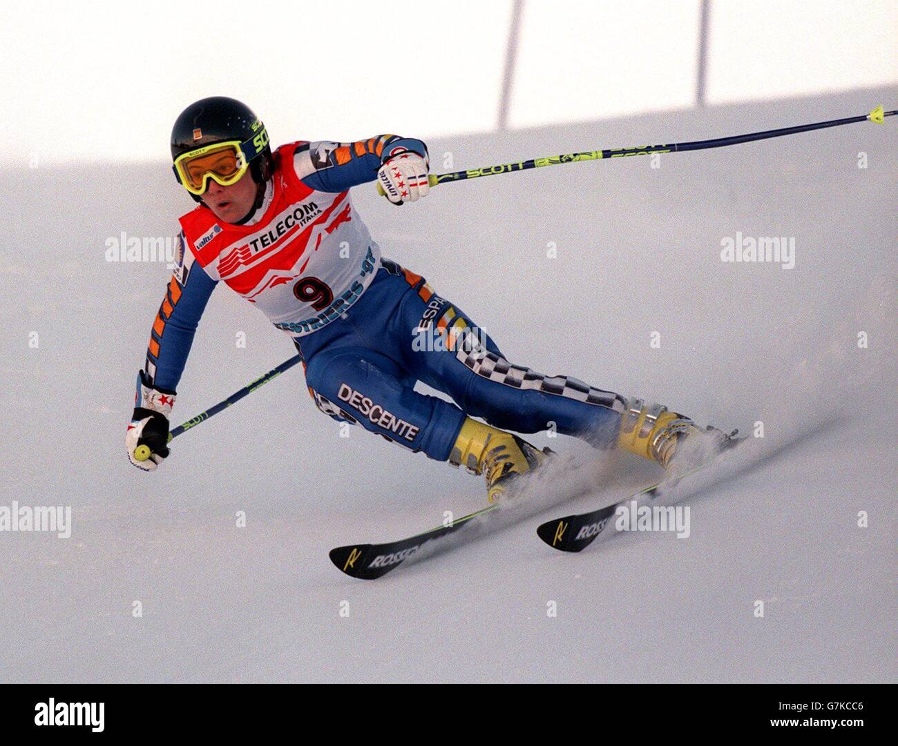 Skiing - Alpine World Ski Championships- Giant Slalom Women Stock Photo ...