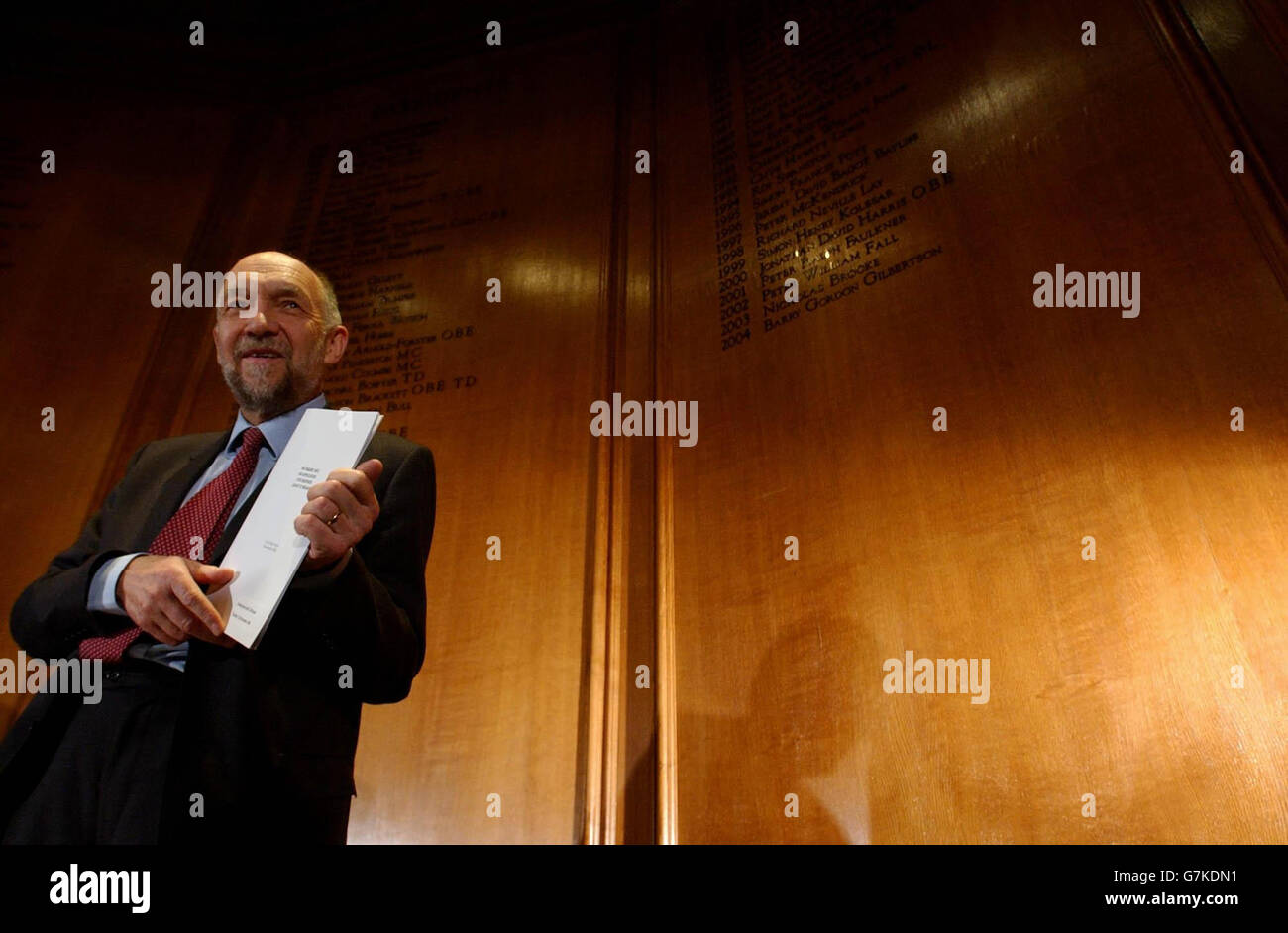 Blunkett Scandal Report Day Stock Photo - Alamy