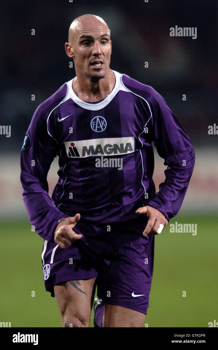 Soccer uefa cup group fc utrecht fk austria wien hi-res stock ...