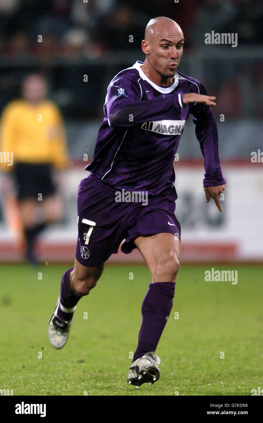 Soccer uefa cup group fc utrecht fk austria wien hi-res stock ...