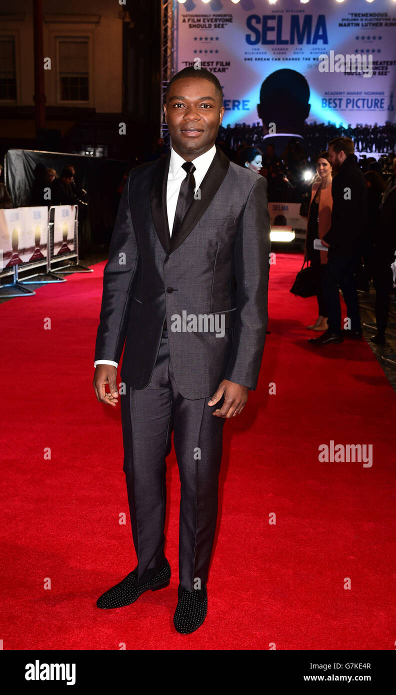 Selma premiere - London Stock Photo - Alamy