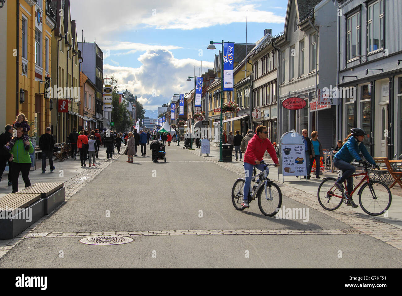 Norway people tromso hi-res stock photography and images - Alamy