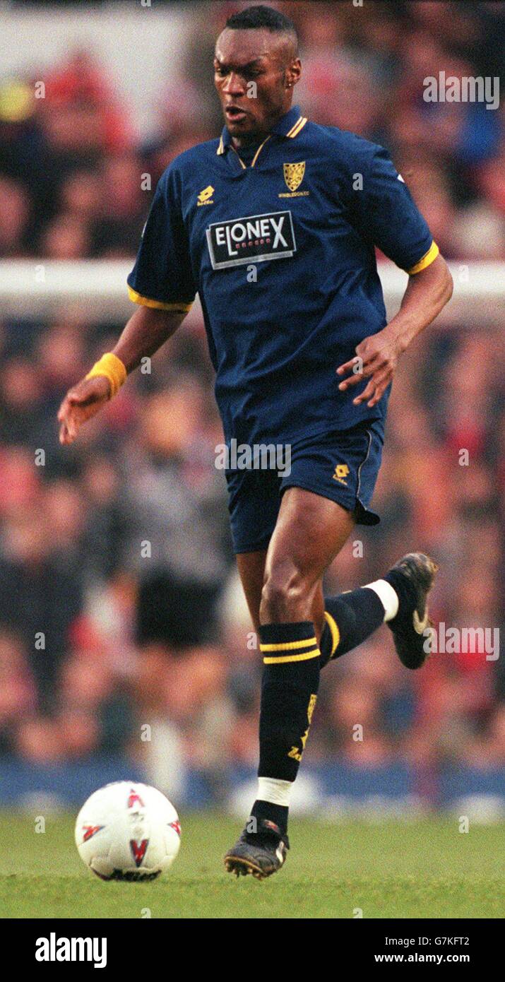 Soccer carling premier league wimbledon hi-res stock photography and ...