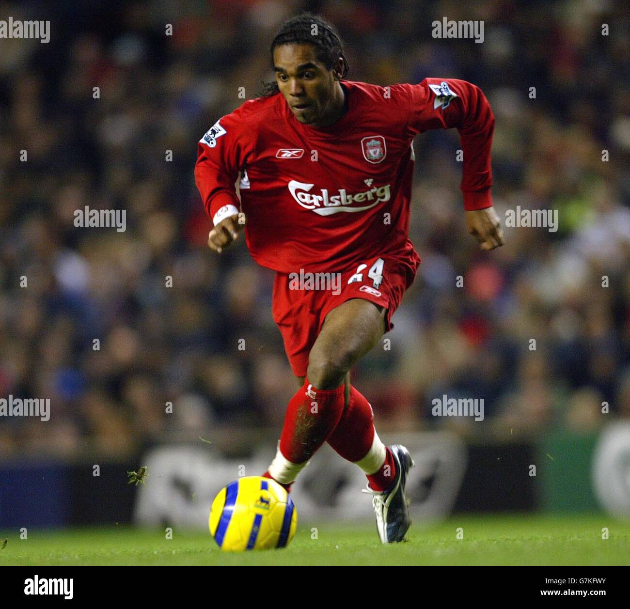 Florent sinama pongolle liverpool High Resolution Stock Photography and ...