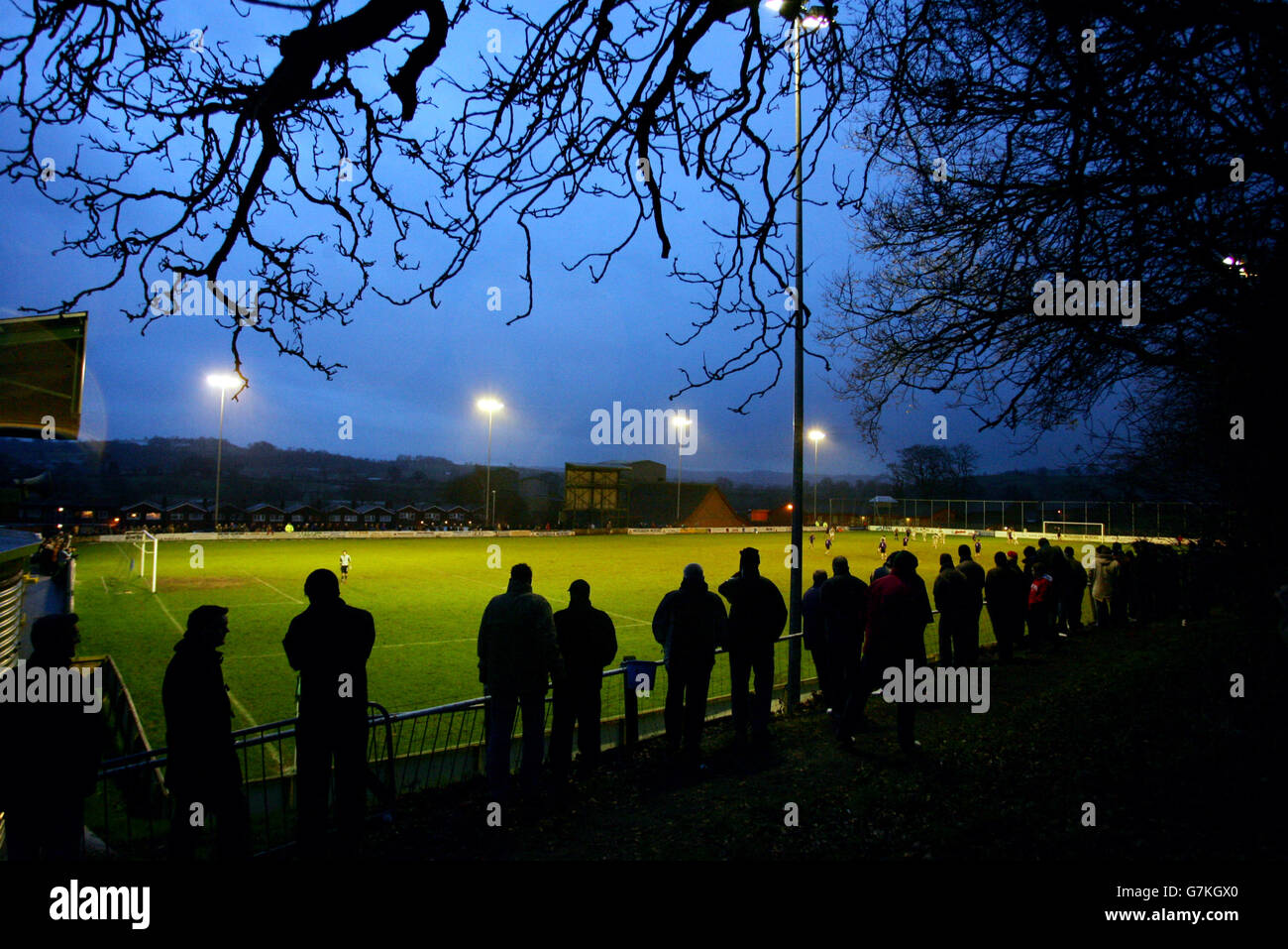 TNS play Welshpool Town in the Welsh Premier League at The Recreation ...