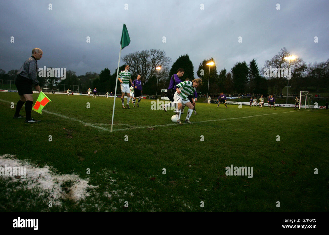 Total network solutions v welshpool town hi-res stock photography and ...