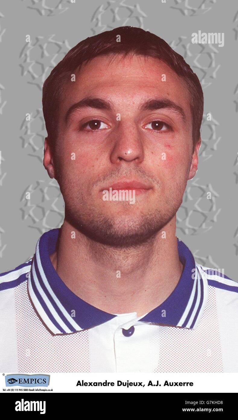 Alexandre Dujeux, A.J. AuxerrerRESTRICTED SYNDICATION OF UCL PORTRAITS ...