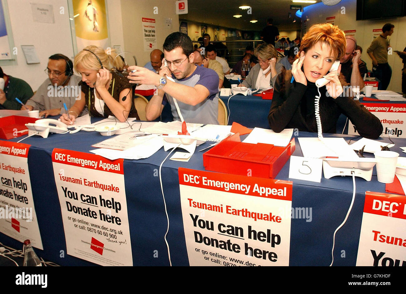 The Disasters Emergency Committee (DEC) Tsunami Earthquake Appeal Stock ...