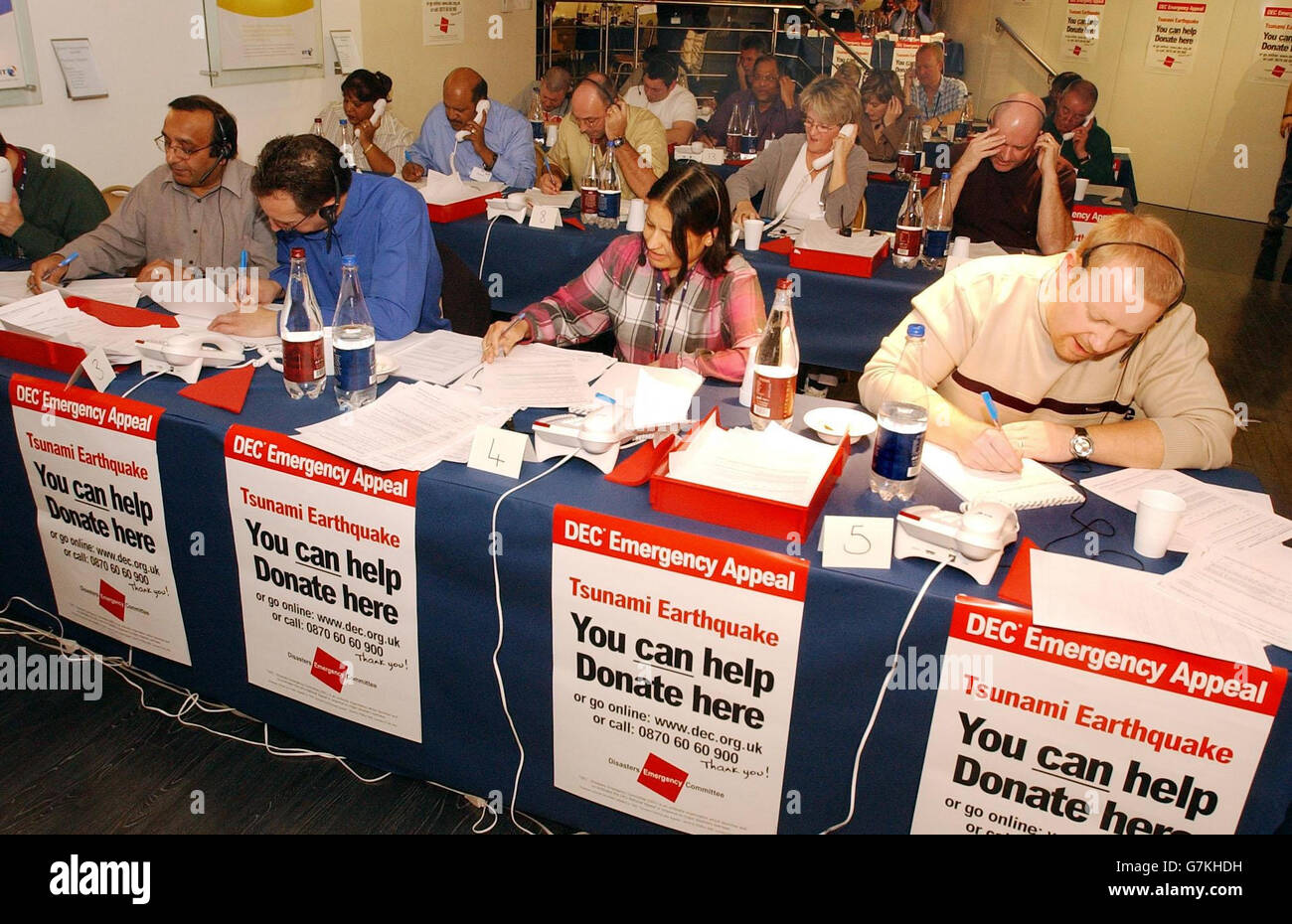 The Disasters Emergency Committee (DEC) Tsunami Earthquake Appeal Stock ...