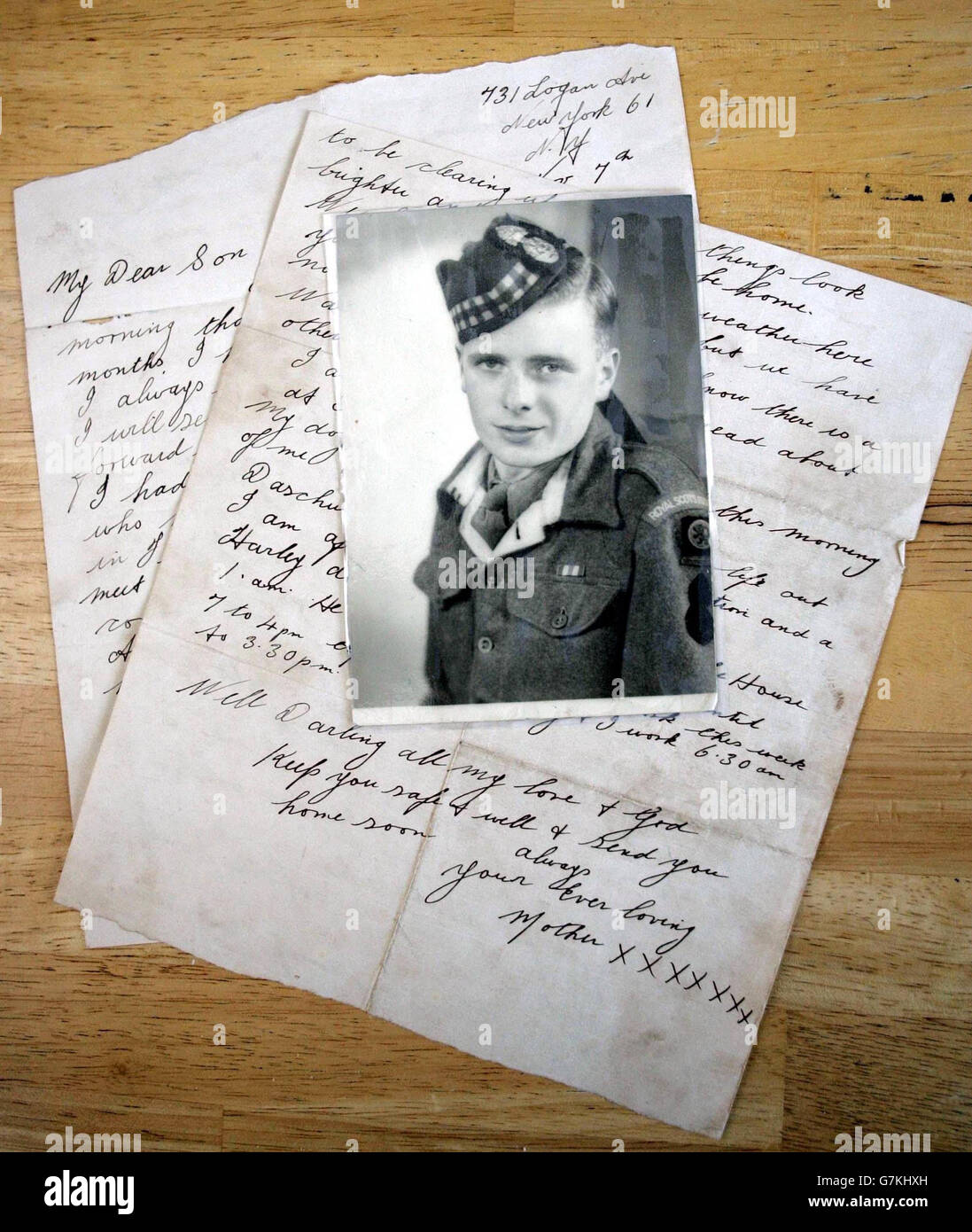 Letter arrives 60 years too late Stock Photo - Alamy