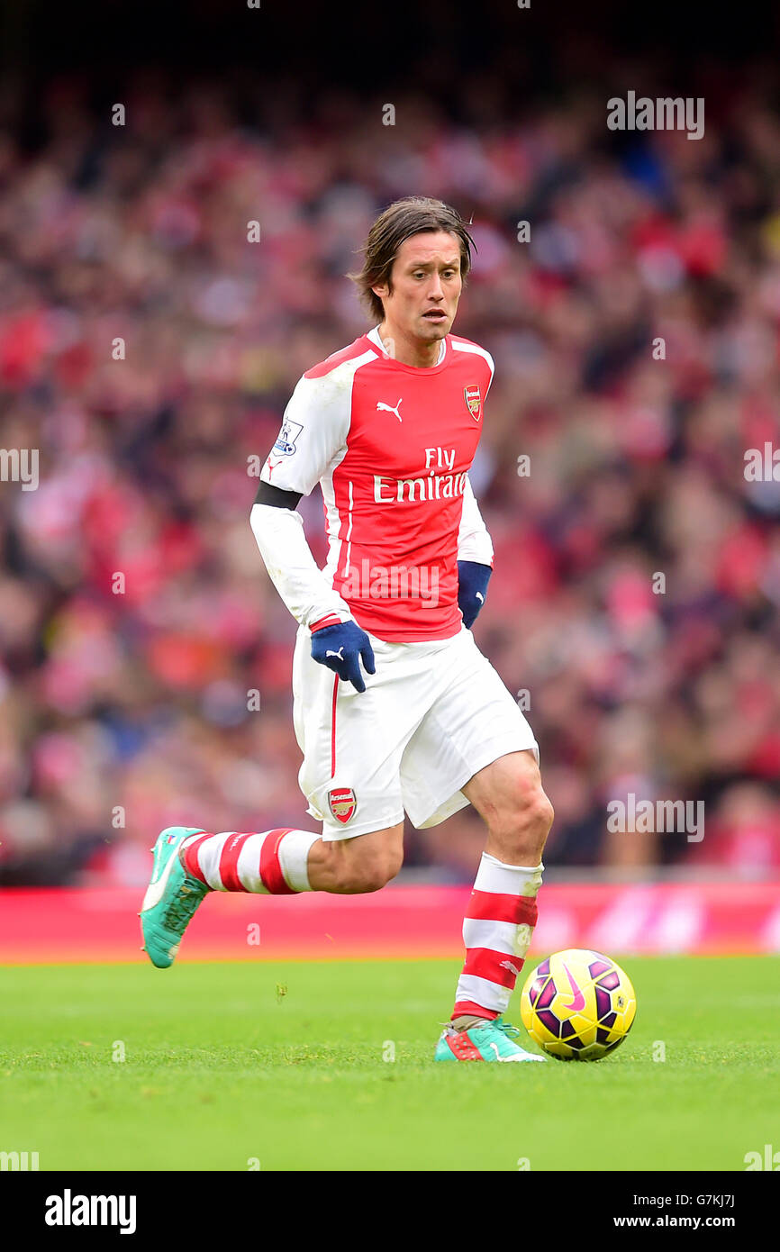 Emirates stadium tomas rosicky hi-res stock photography and images - Alamy