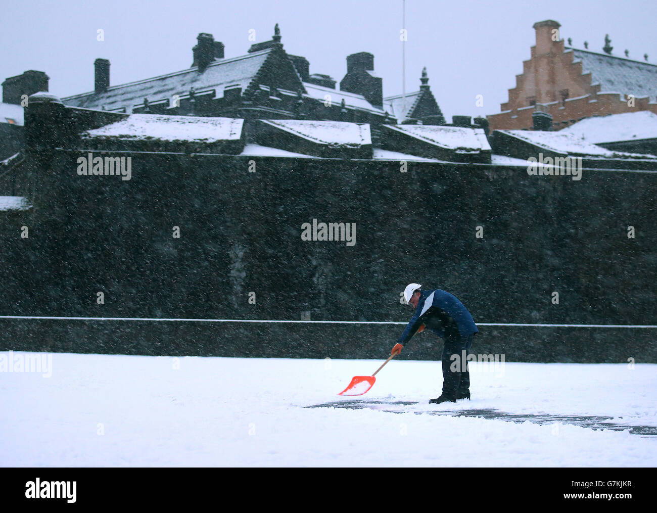 Stirling Castle Snow High Resolution Stock Photography and Images - Alamy
