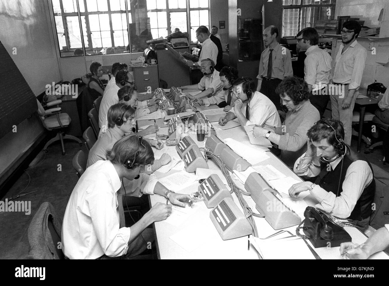 Media - 1970 General Election - Press Association Results Desk - London ...