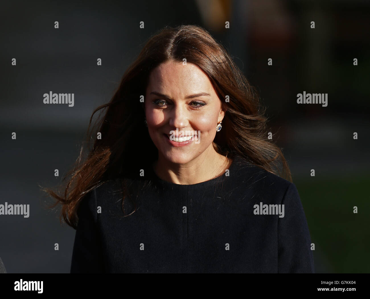 Princess catherine kate middleton headshot head shot hi-res stock ...