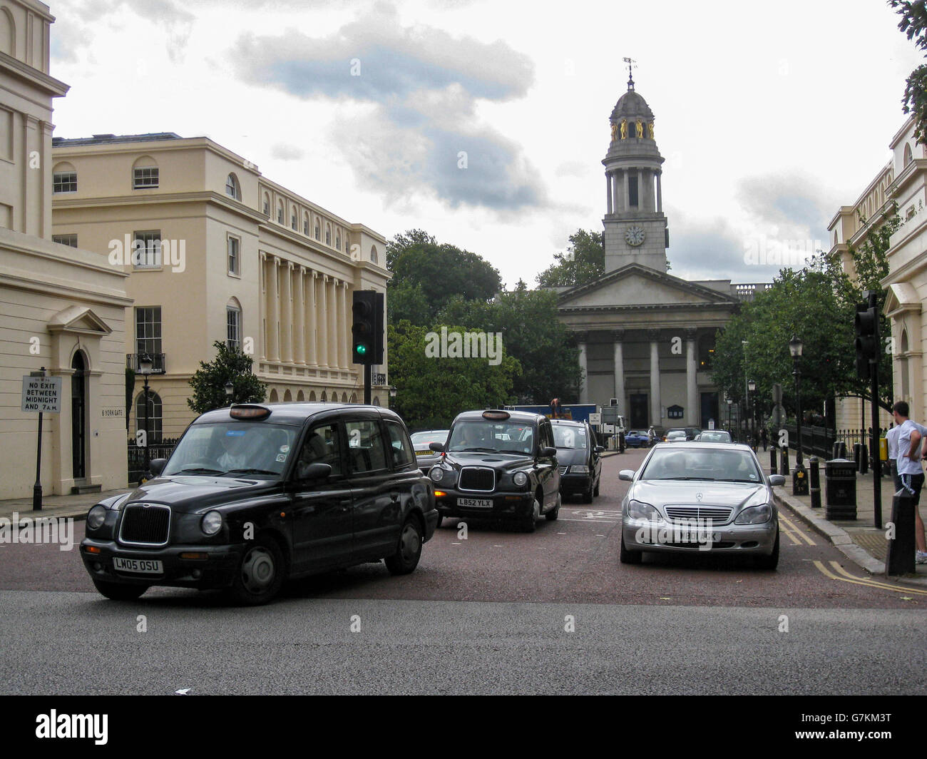 Typical Street Cabs London England Stock Photo - Alamy