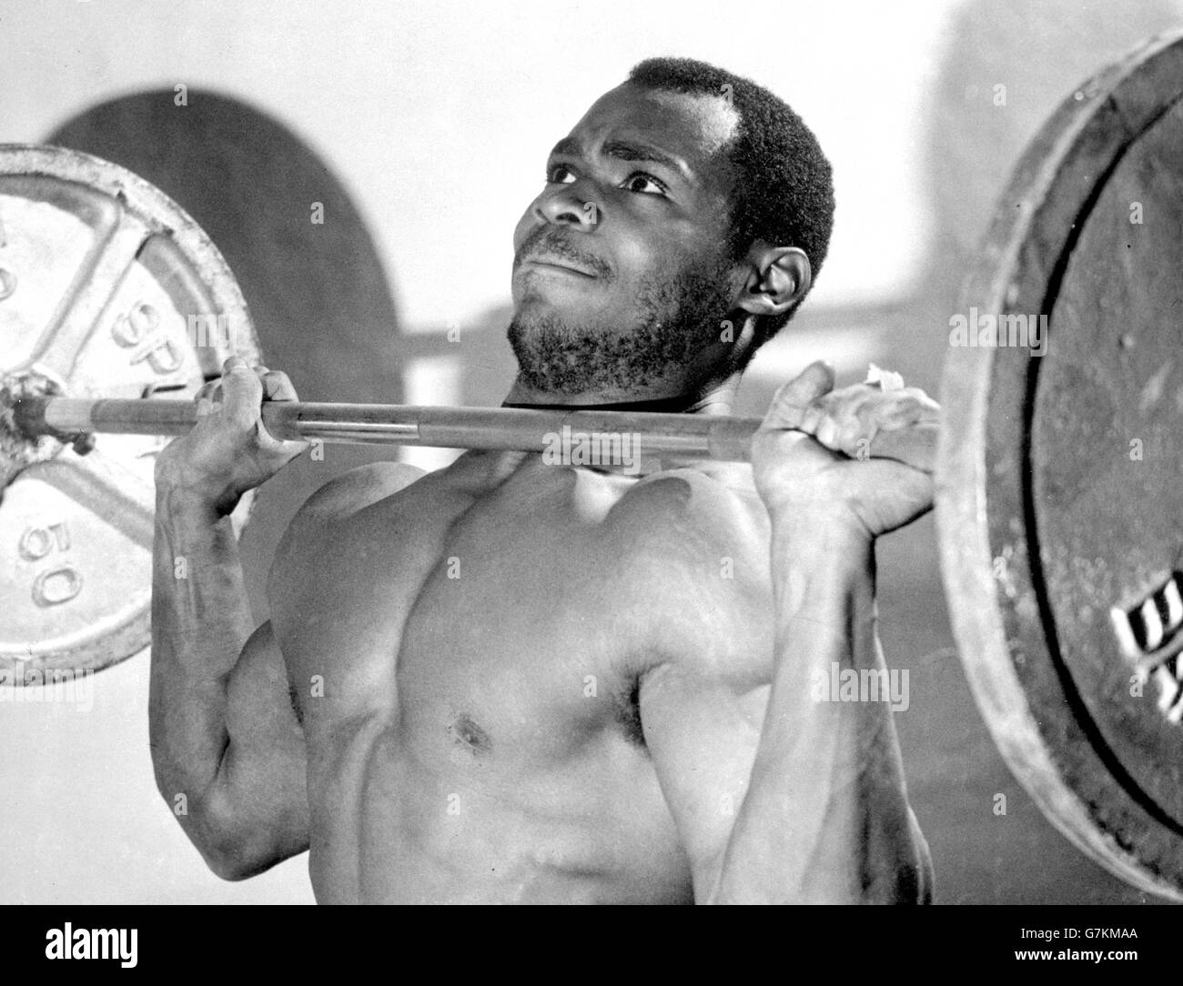 Weightlifting - Louis Martin - Derby Stock Photo - Alamy