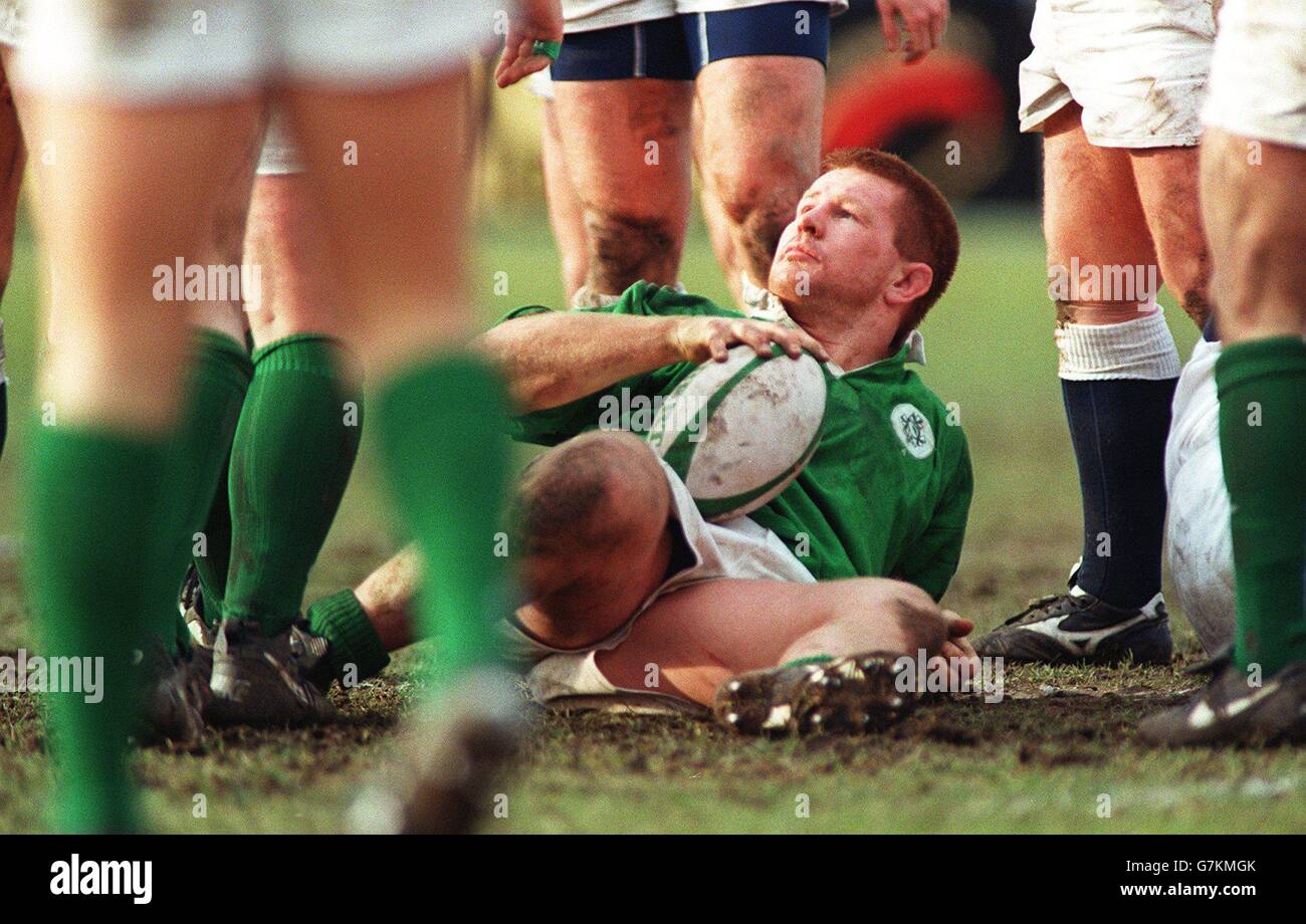 Rugby Union - Ireland 'A' v England 'A'. Stuart Duncan, Ireland Stock ...
