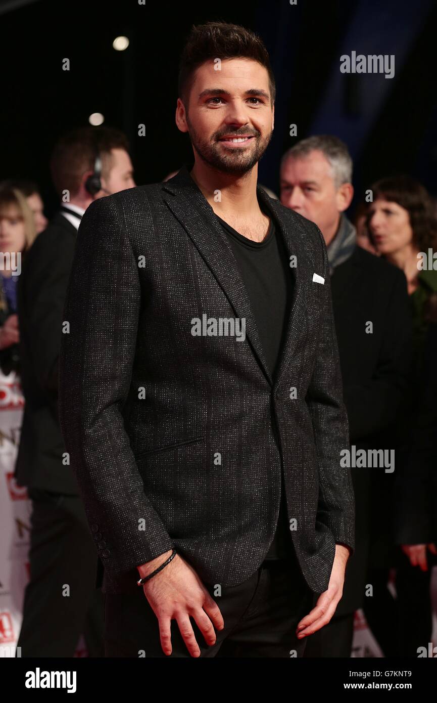 Ben haenow arriving national television awards o arena hi-res stock ...