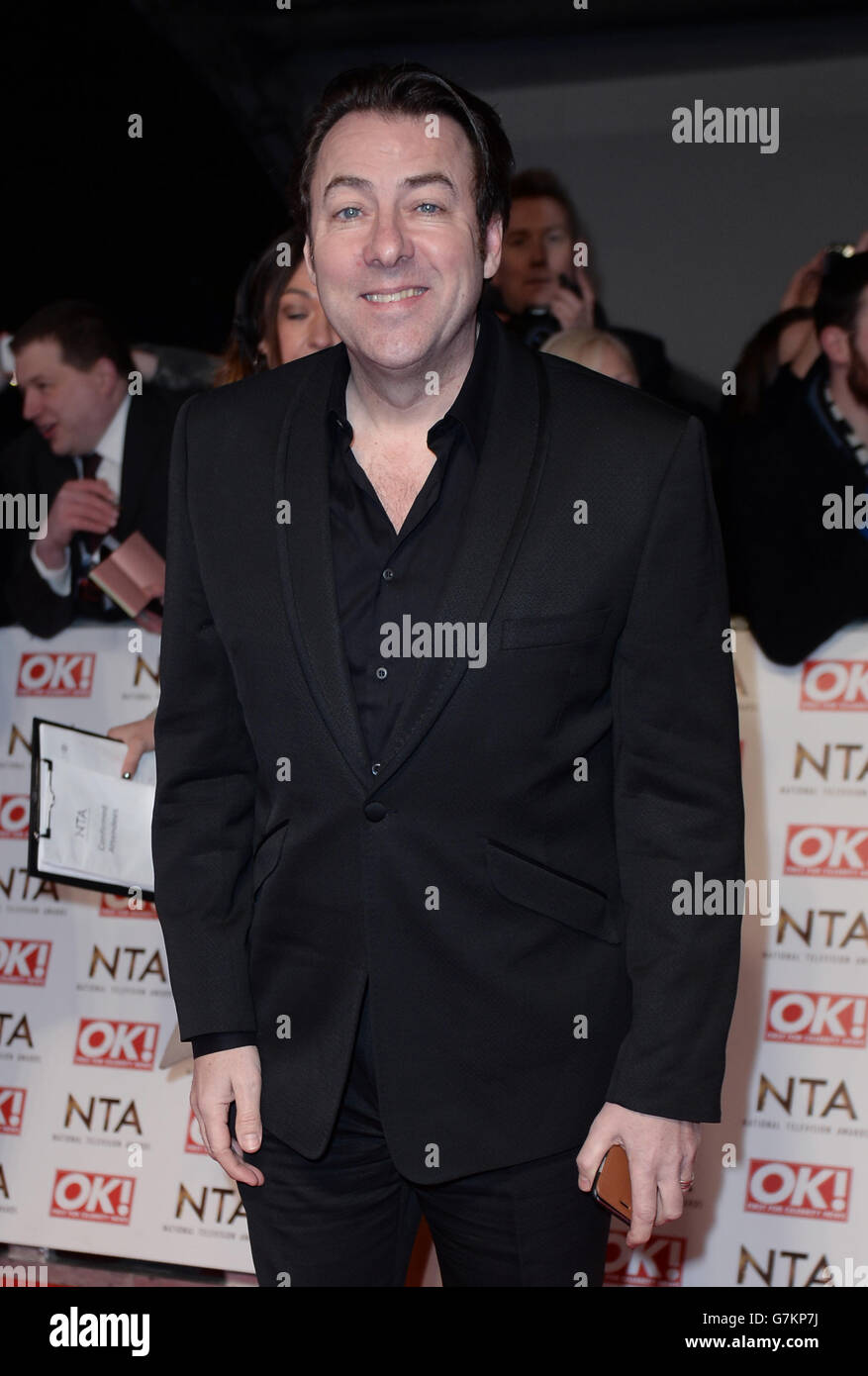 Jonathan Ross arriving for the 2015 National Television Awards at the ...