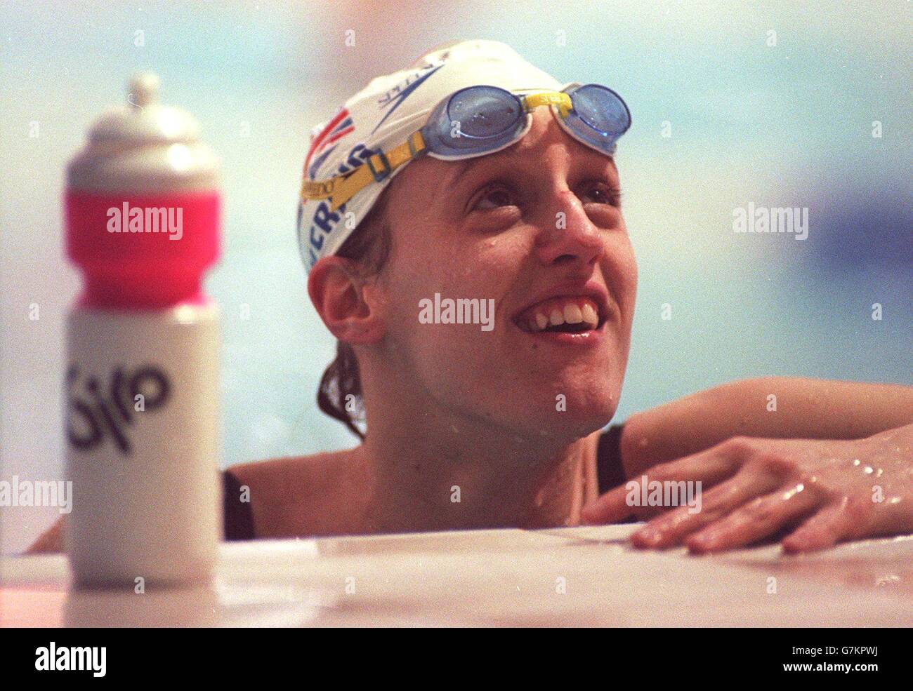 Swimming ... Swimming World Cup 1997 ... Glasgow. Training. Karen ...