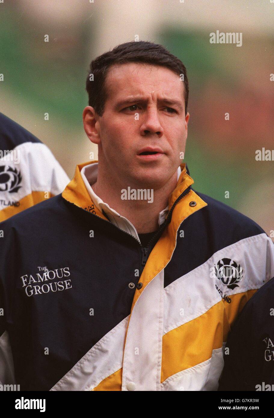 Rugby - Five Nations - England v Scotland. Scott Hastings, Scotland ...