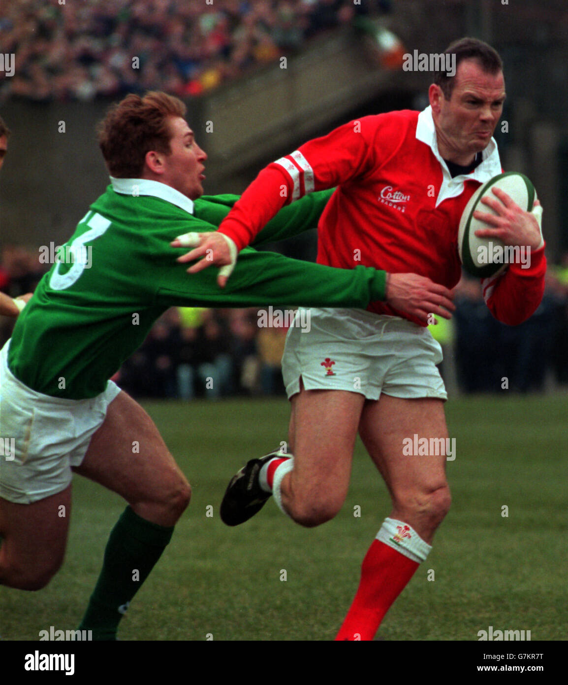Five nations wales evans try hi-res stock photography and images - Alamy