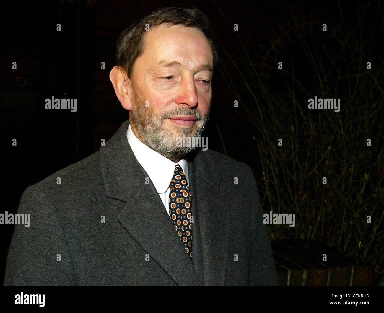 Former home secretary david blunkett leaves his home hi-res stock ...