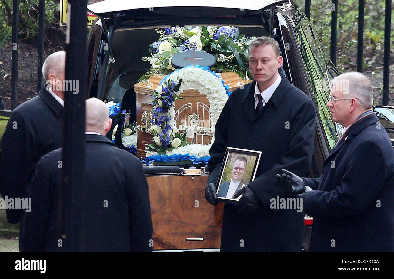 The funeral of Pc Neil Doyle, 36, at Liverpool Parish Church, Pc Doyle ...