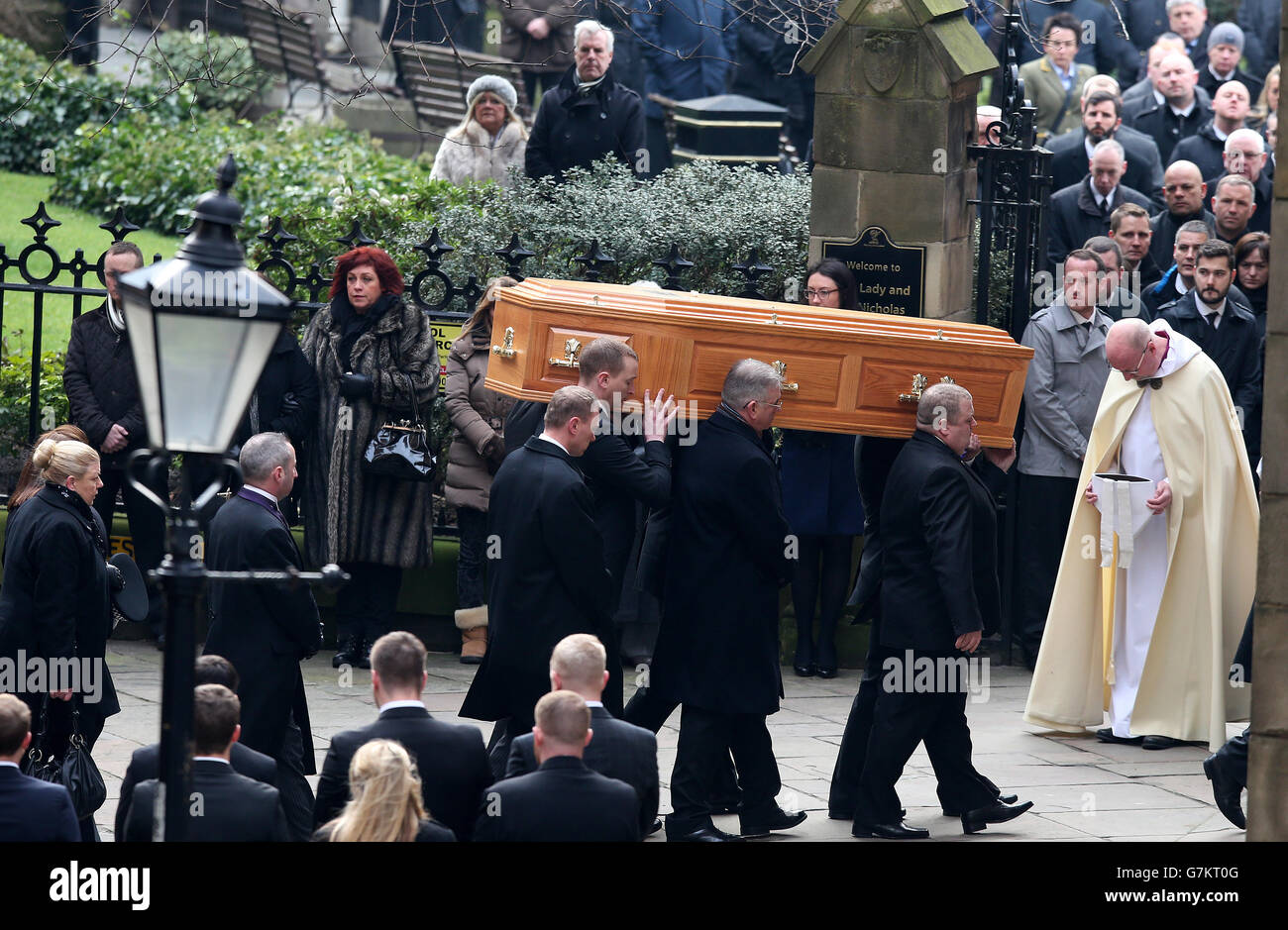 The funeral of Pc Neil Doyle, 36, at Liverpool Parish Church, Pc Doyle ...