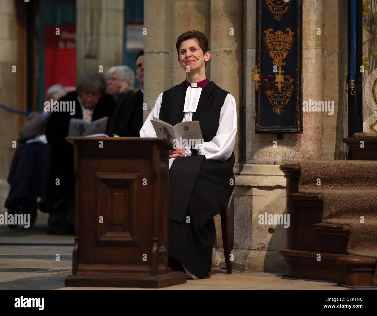 First female Bishop consecration Stock Photo - Alamy