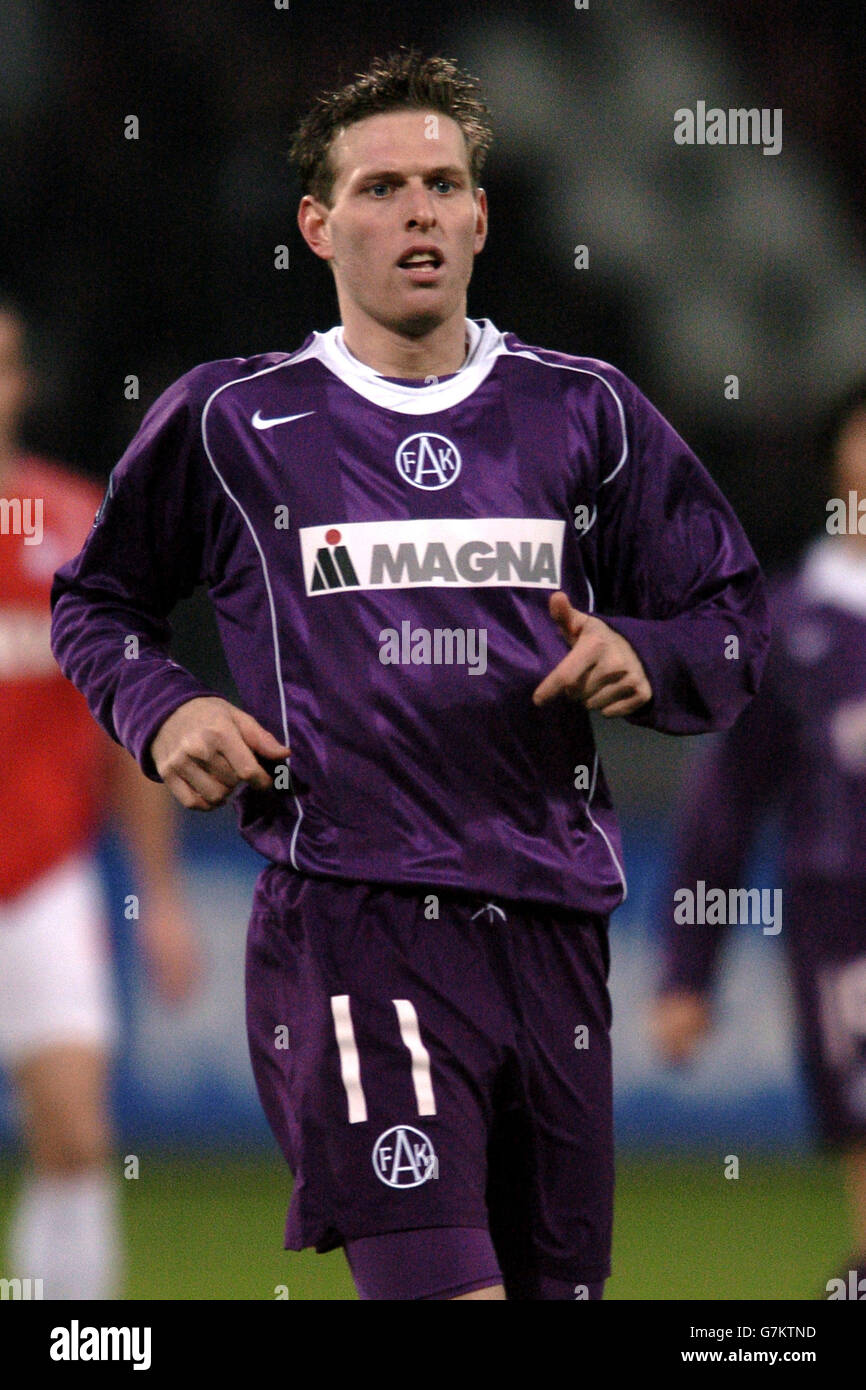 Soccer uefa cup group fc utrecht fk austria wien hi-res stock ...