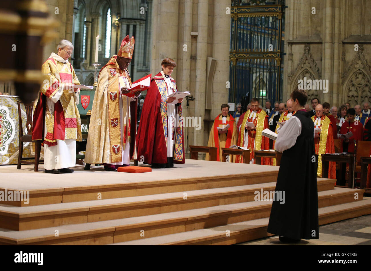 First female Bishop consecration Stock Photo - Alamy