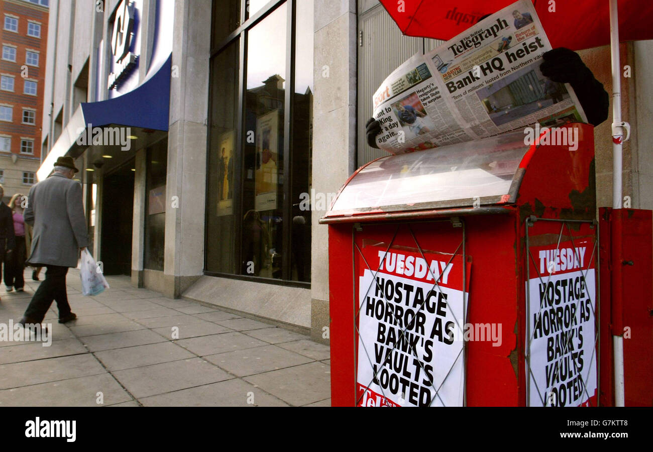 Northern Bank Raid Stock Photo - Alamy