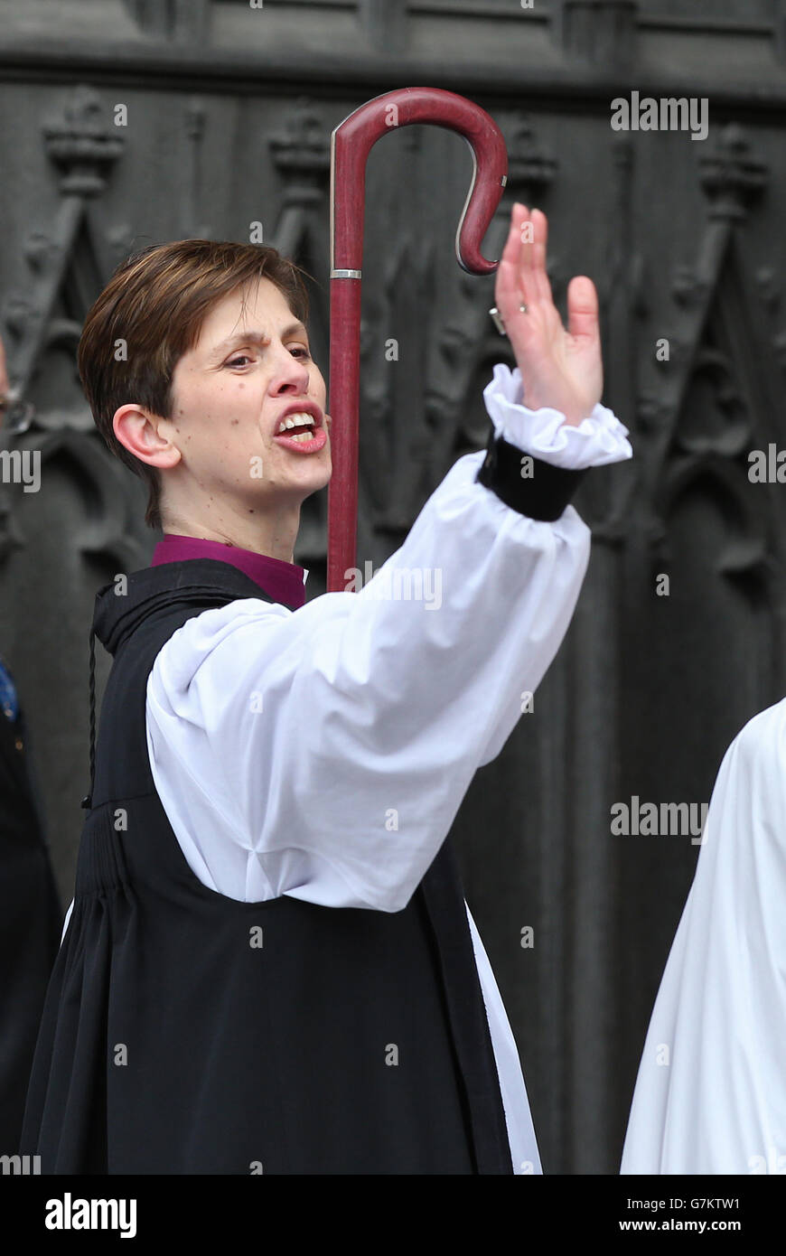 First female Bishop consecration Stock Photo - Alamy
