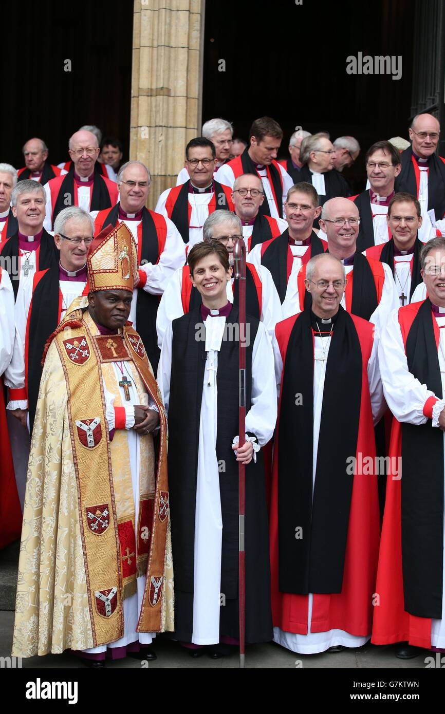 First female Bishop consecration Stock Photo - Alamy