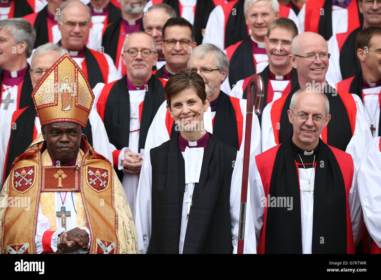 First female Bishop consecration Stock Photo - Alamy