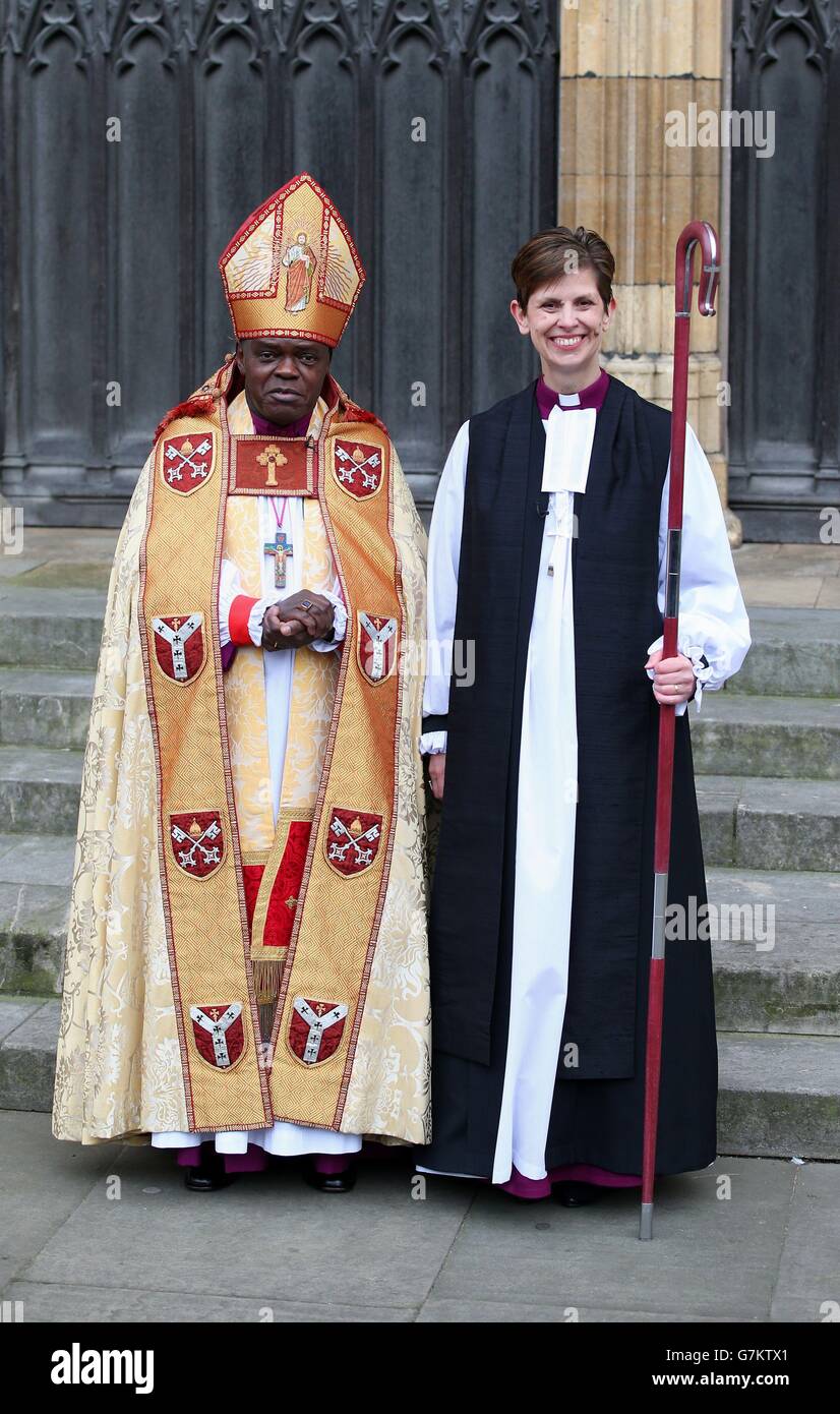 First female Bishop consecration Stock Photo - Alamy